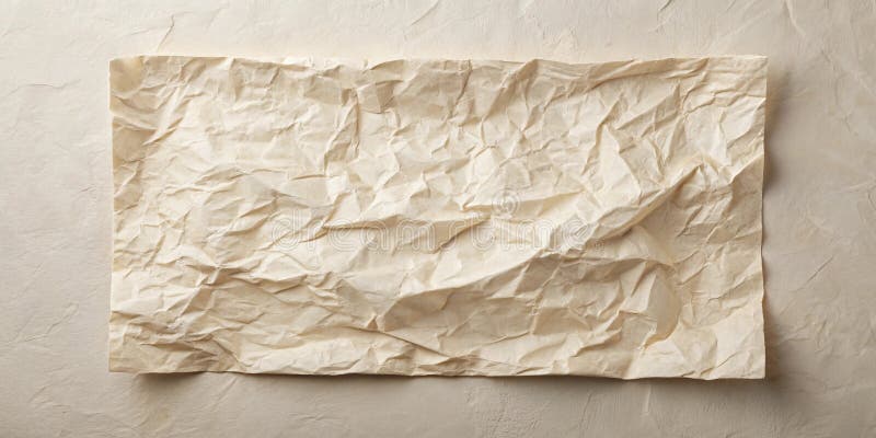 A Textured Background of Cream-colored Crumpled Paper Suitable for ...