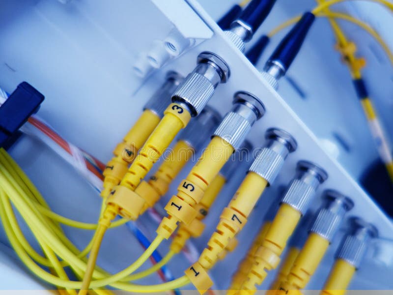 A Mesmerizing Visualization of Fiber Optic Cables Connecting Stock ...