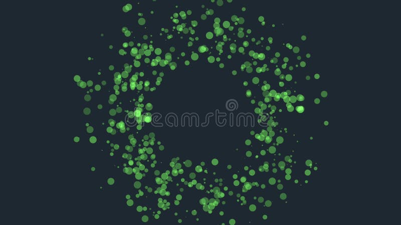 A Mesmerizing Vortex of Color with Sparkling Details. Green Screen ...