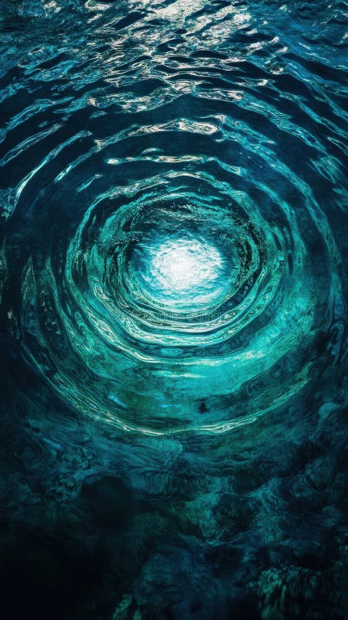 Mesmerizing Water Ripples Create Hypnotic Patterns in Natural Aquatic ...