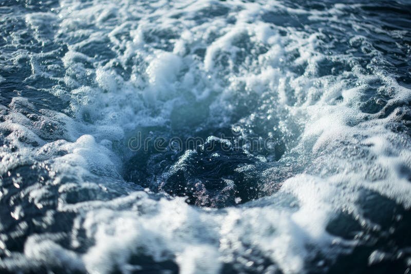 This Mesmerizing Water-themed Text Frame Showcases Flowing Translucent ...