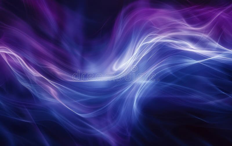 Mesmerizing Waves of Ethereal Plasma in Vibrant Shades of Blue and ...