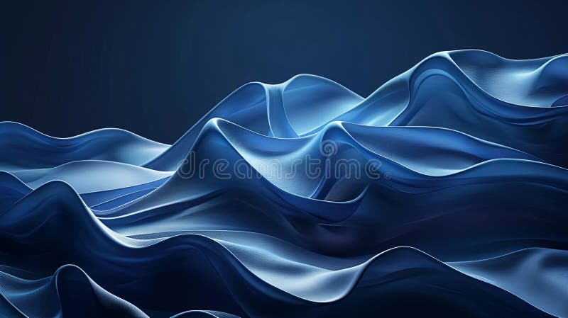 Mesmerizing Waves of Silky Blue, Creating an Ocean of Elegance and ...
