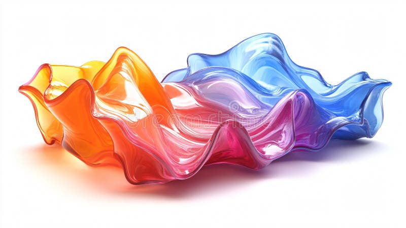 Mesmerizing Waves in Thin Plastic Sheet: Captivating Visuals for Design ...