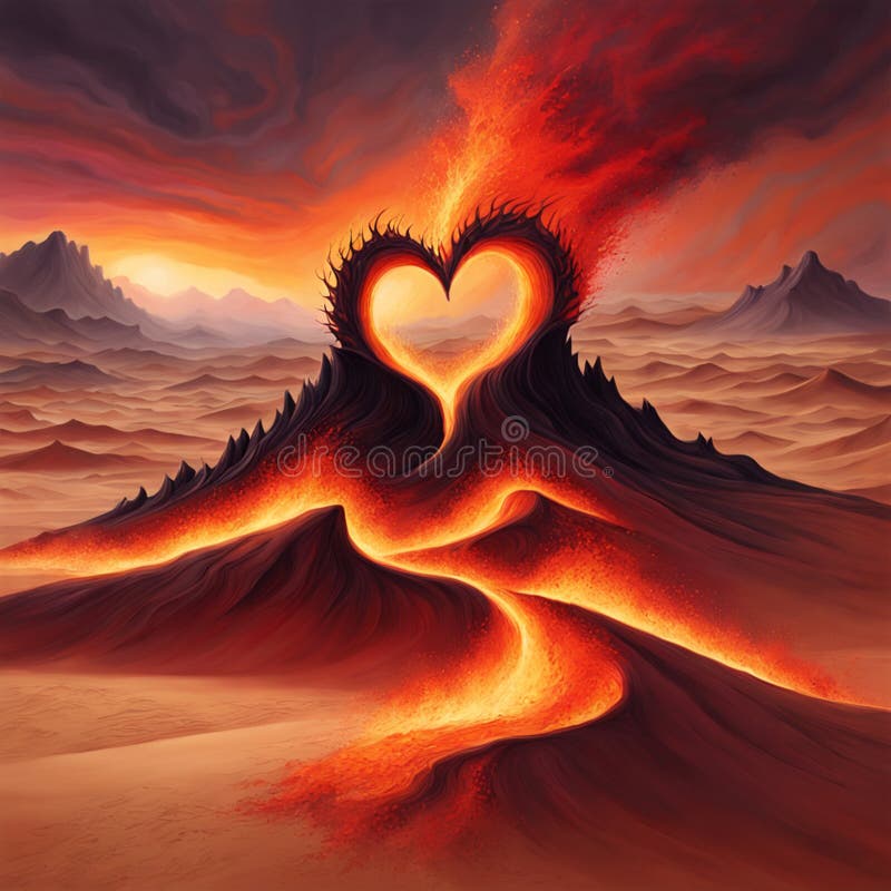 A Mesmerizing Work of Art Visualizing a Blazing Fire Across a Large ...