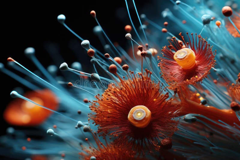 Mesmerizing World of Organic Details, Each One a Revelation. Stock ...