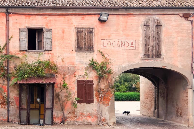 Mesola, Italy. Architectural Complex of the Castle of Mesola Editorial ...