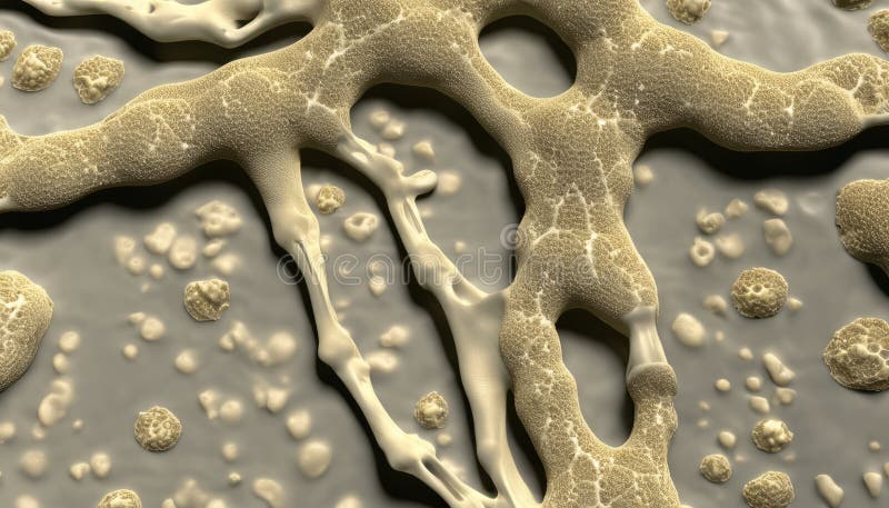 Mesoporous Silica Nanostructures with Interconnected Pores Stock ...