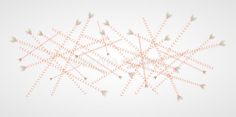 Arrows mess stock illustration. Illustration of competition - 31490641