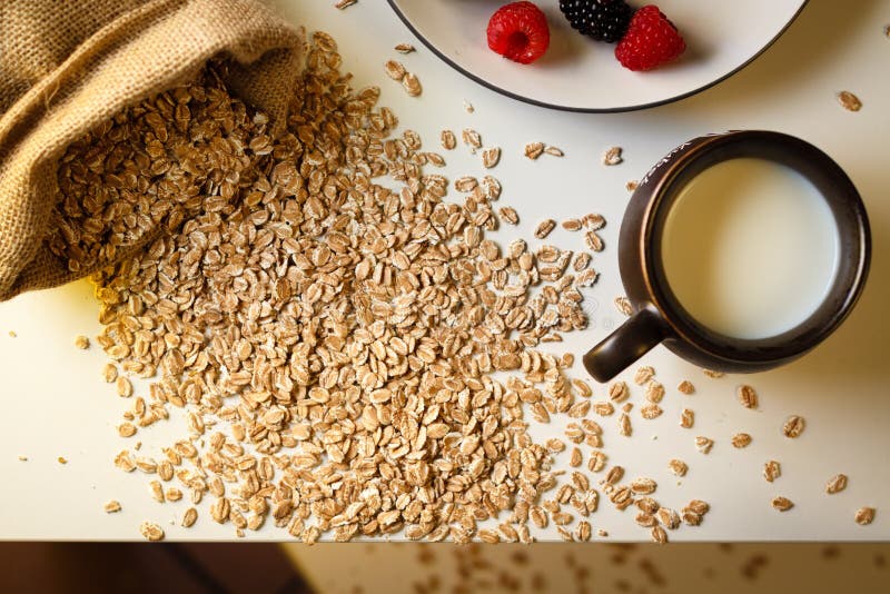 Mess breakfast stock image. Image of porridge, lifestyle - 98665921