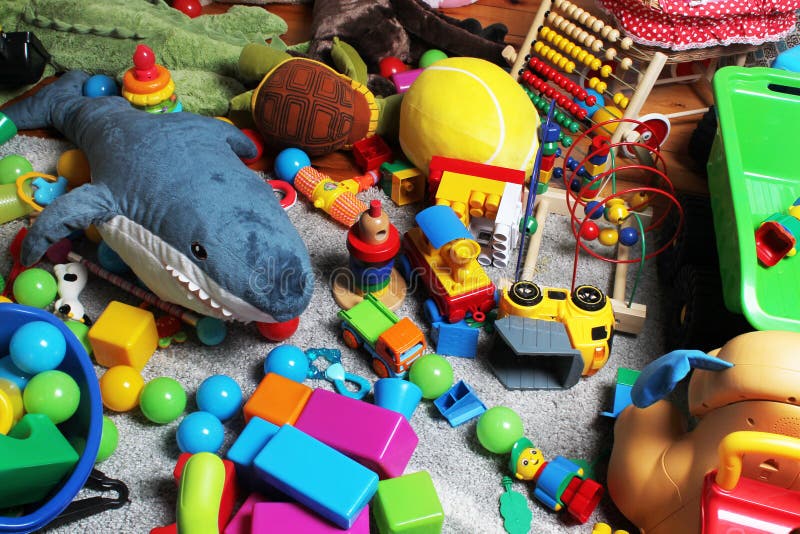 Mess in child s room stock image. Image of wooden, room - 50726573