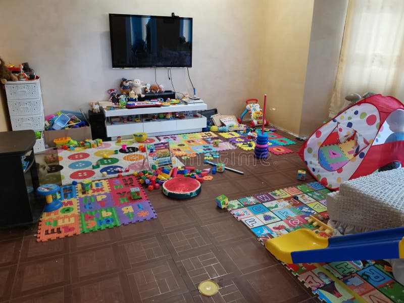 A Mess in the Children& X27;s Room Stock Photo - Image of screenshot ...