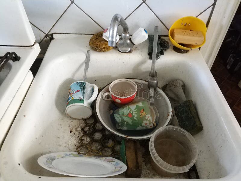 Mess and Dump. an Old Room with Lots of Things. Devastation Stock Photo ...