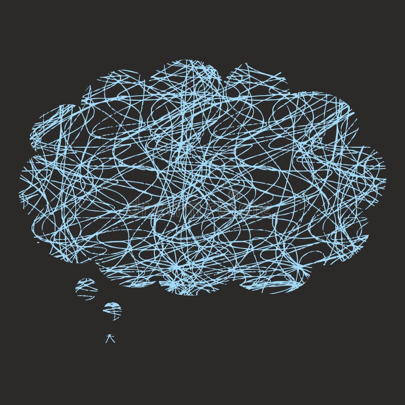 Mess In Thoughts Icon. Chaos Icons Universal Set For Web And Mobile ...