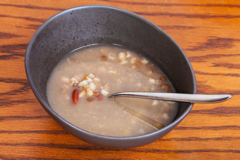 Mess of Pottage in Ceramic Bowl Stock Image - Image of mess, seed: 62578947