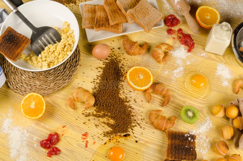 Food mess stock image. Image of scrambled, mess, eggs - 38400897