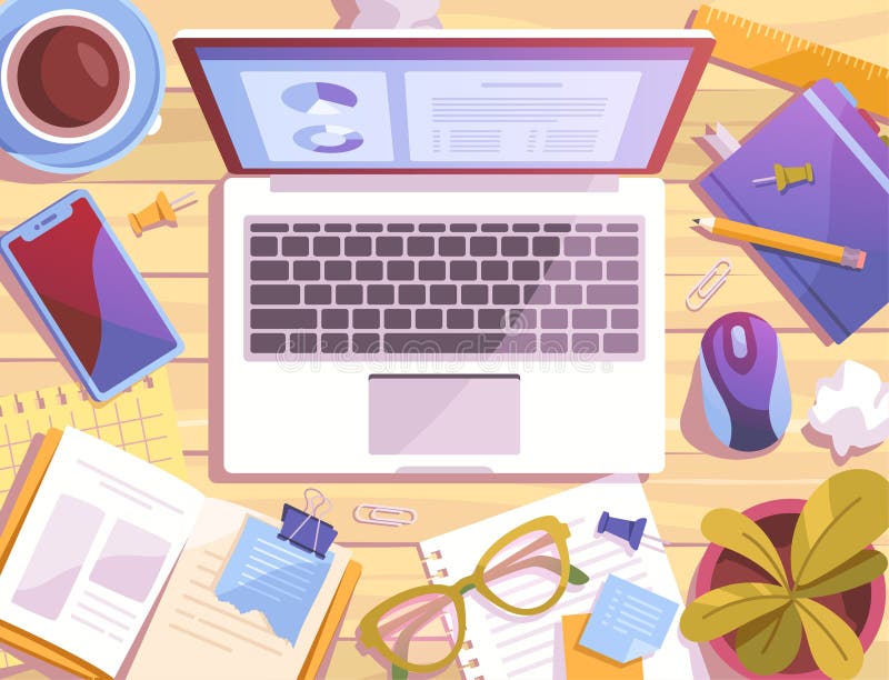 Untidy Workplace Stock Illustrations – 92 Untidy Workplace Stock ...