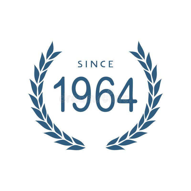 1964 Vintage T Shirt Design Vector, Vintage Design Stock Vector ...