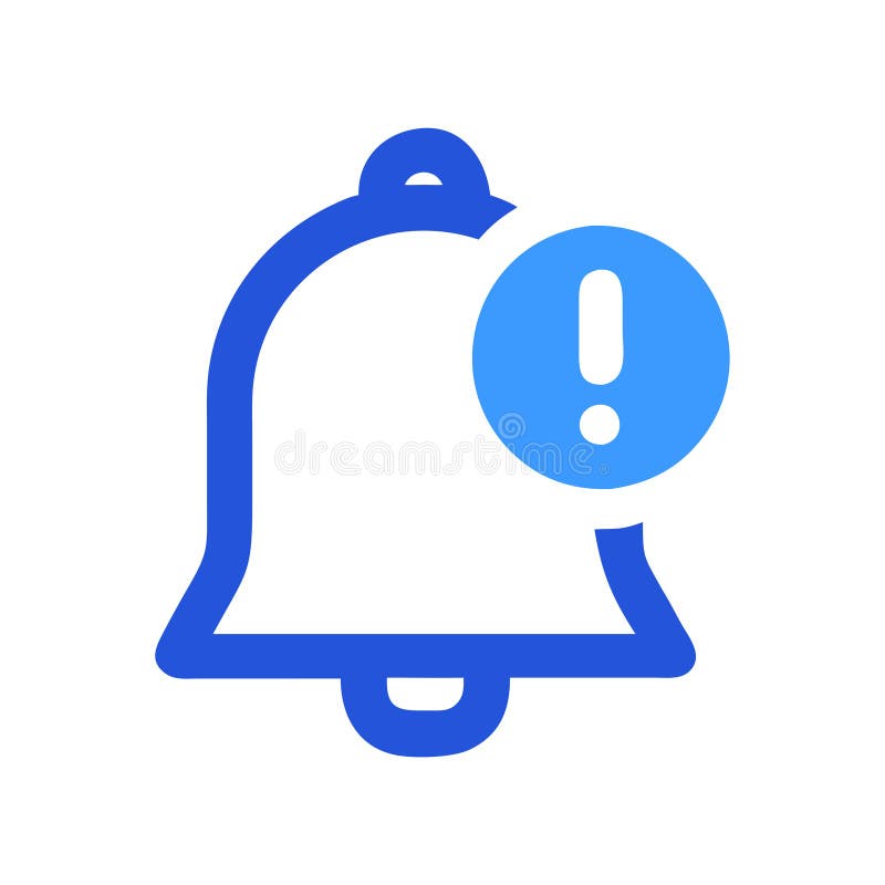 Message Alert Notification Icon Stock Vector - Illustration of urgency ...