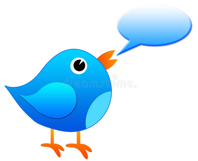 Message bird stock illustration. Illustration of discuss - 18328726