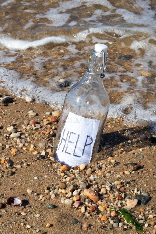 Message in a bottle stock photo. Image of message, clue - 1363378
