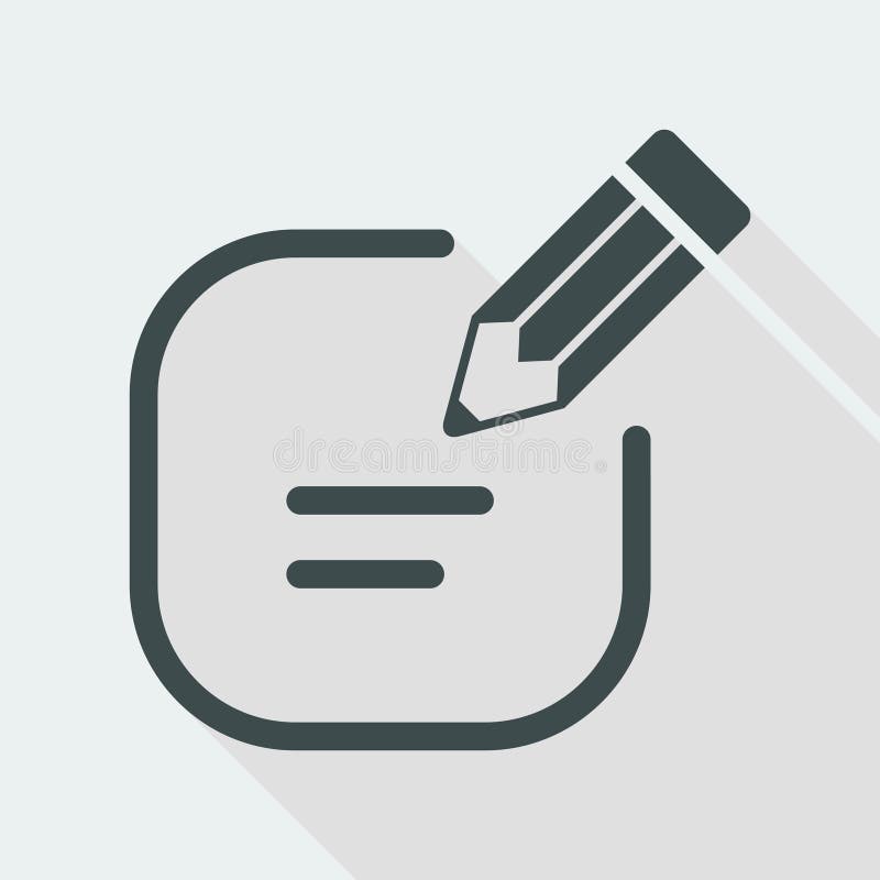 Message box text icon stock vector. Illustration of modern - 118523647