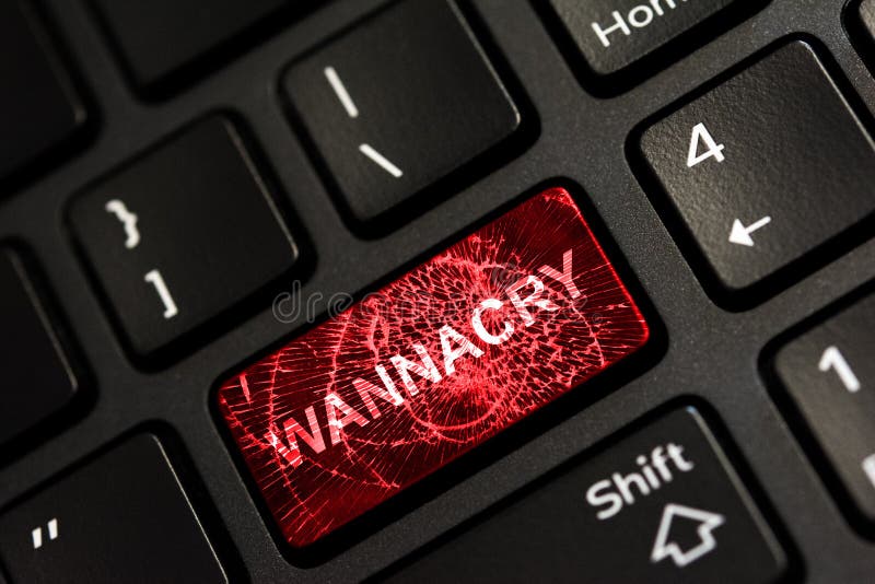 Message on Broken Red Enter Key of Keyboard Stock Photo - Image of ...