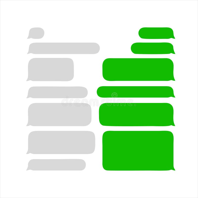 Message Bubble Chat for Text, Sms. Chat Messenger at Bubble Form in ...