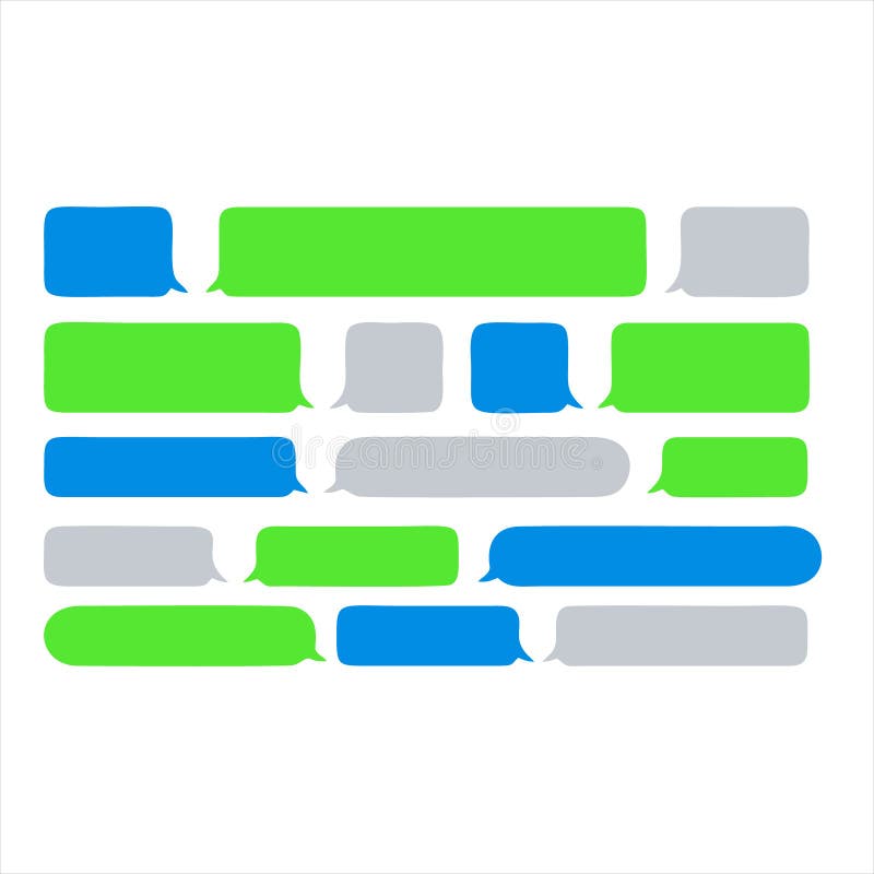 Message Bubble Chat for Text, Sms. Chat Messenger at Bubble Form in ...