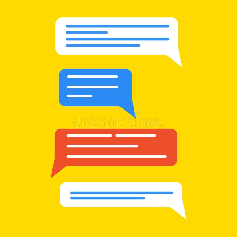 Whatsapp Message Bubbles Stock Illustrations – 78 Whatsapp Message ...