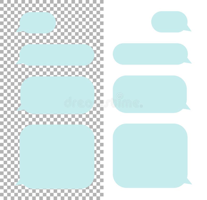 Message Bubbles Chat Vector Icons. Vector Deign Template of Message ... Message Bubbles Chat Vector Icons. Vector Deign Template of Message ...