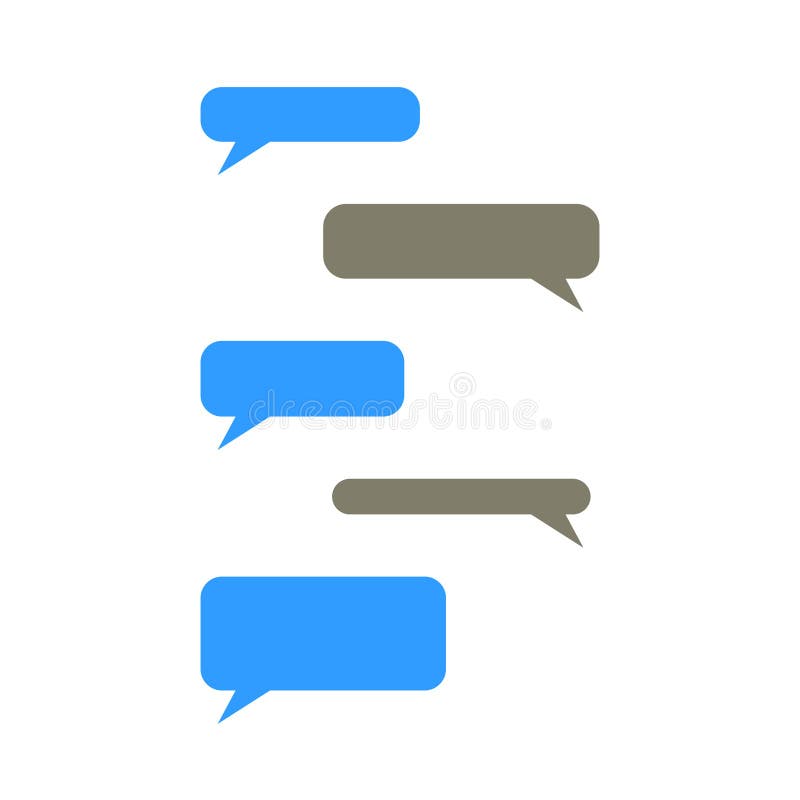 Background Phone Sms Chat Bubbles Stock Illustration - Illustration of ...