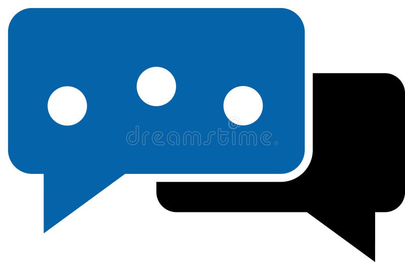 Message Chart Symbol, Question and Comments Icon, Bubble Message Color ...