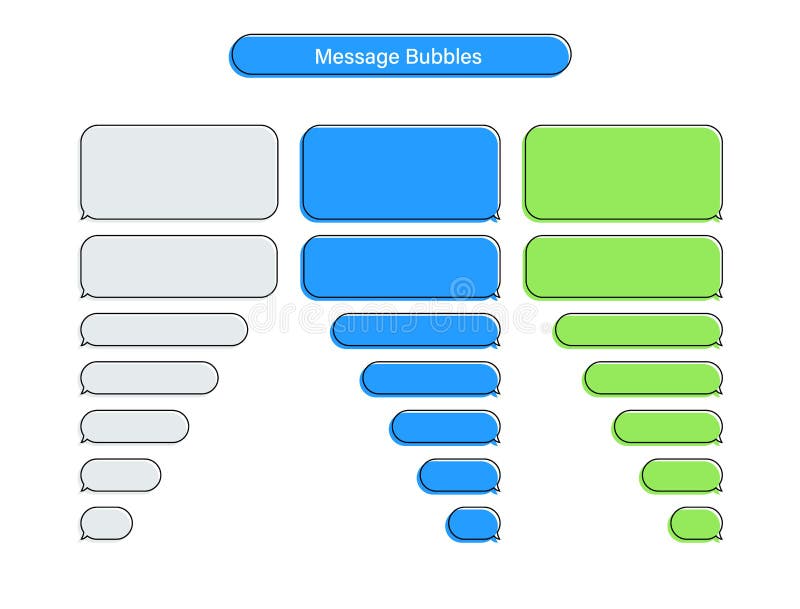 Whatsapp Message Bubbles Stock Illustrations – 78 Whatsapp Message ...