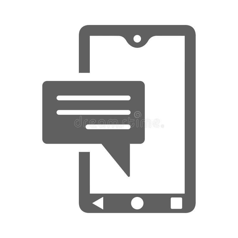 Message, Chat, Chatting Icon. Gray Vector Graphics Stock Vector ...