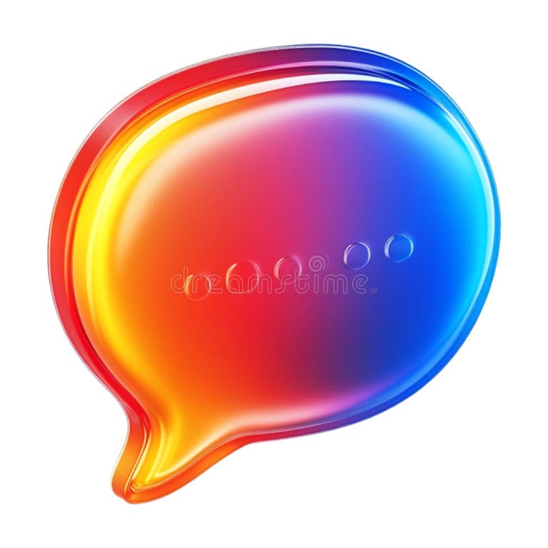 Message Chat Icon on Transparent Background - Ai Generated Stock ...