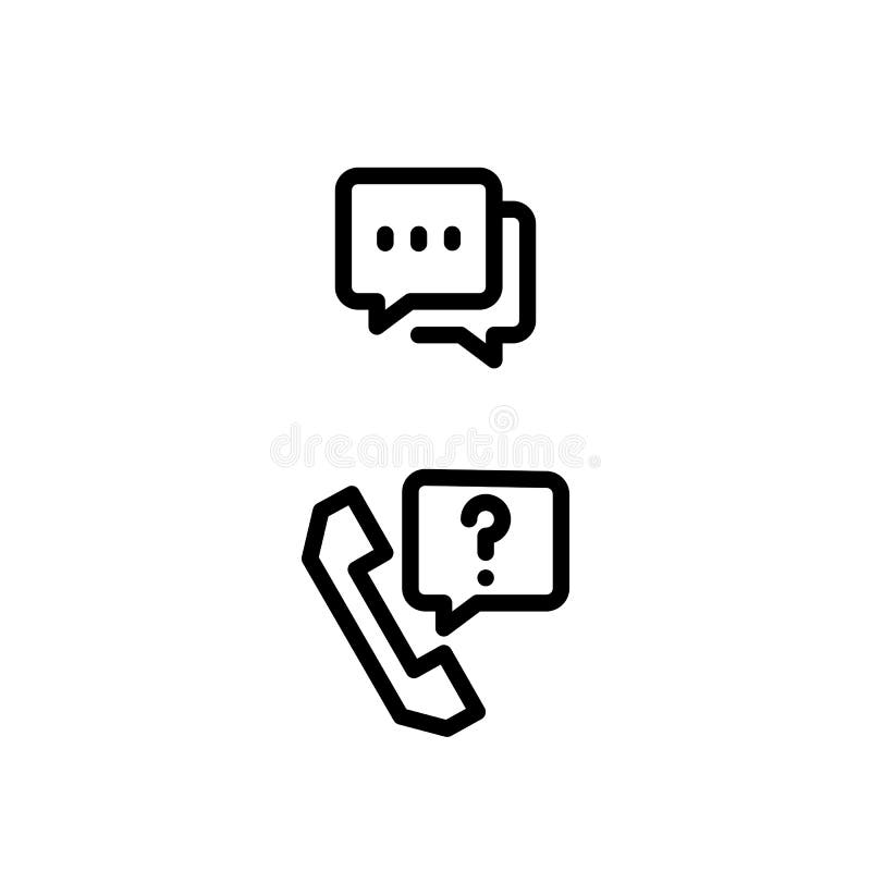 Message, Customer Service Icon Stock Vector - Illustration of message ...