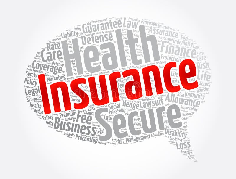 Message D'assurance Bubble Word Cloud Collage Concept Background ...