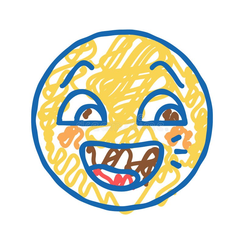 Message Emoji Icon Doodle Illustration Stock Image - Image of tongue ...