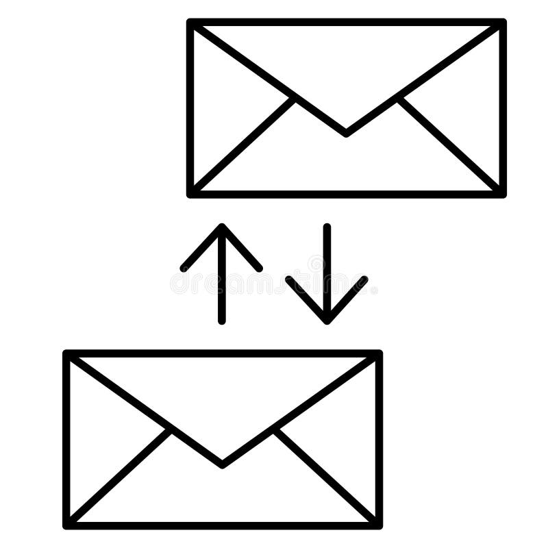 Message Exchange Isolated Vector Icon Which Can Easily Modify or Edit ...