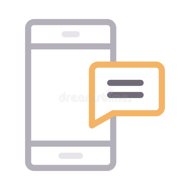 Message Flags Thin Line Vector Icon Stock Vector - Illustration of ...