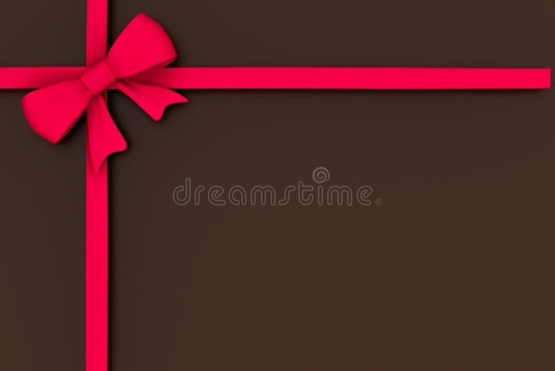 Message frame with ribbon stock illustration. Illustration of valentine ...