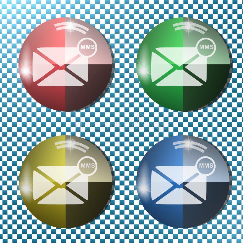 Message Icon,button, Sign,3D Illustration Stock Illustration ...