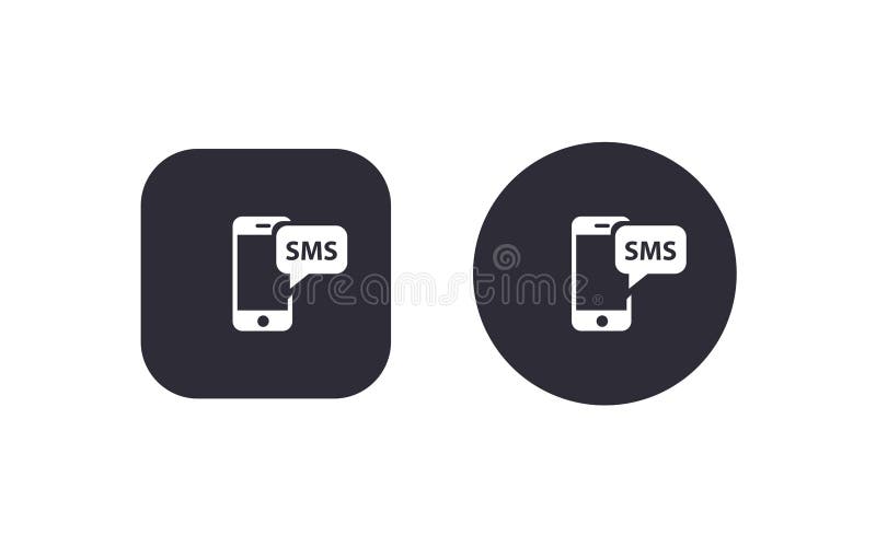 Message Icon Button Vector Illustration Scalable Vector Design Stock ...