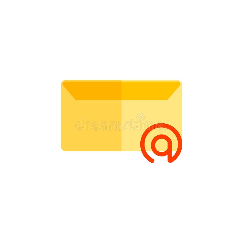 Message Icon Design Flat Style, Email Icon, Logo and Presentation ...