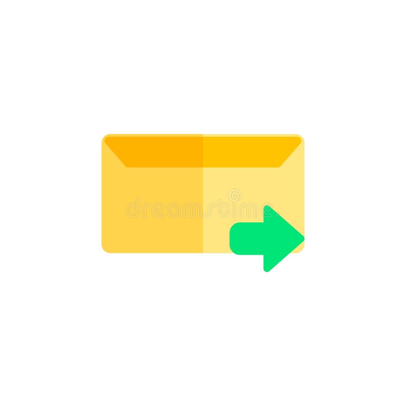 Message Icon Design Flat Style, Mail Icon, Send Icon, Logo and ...