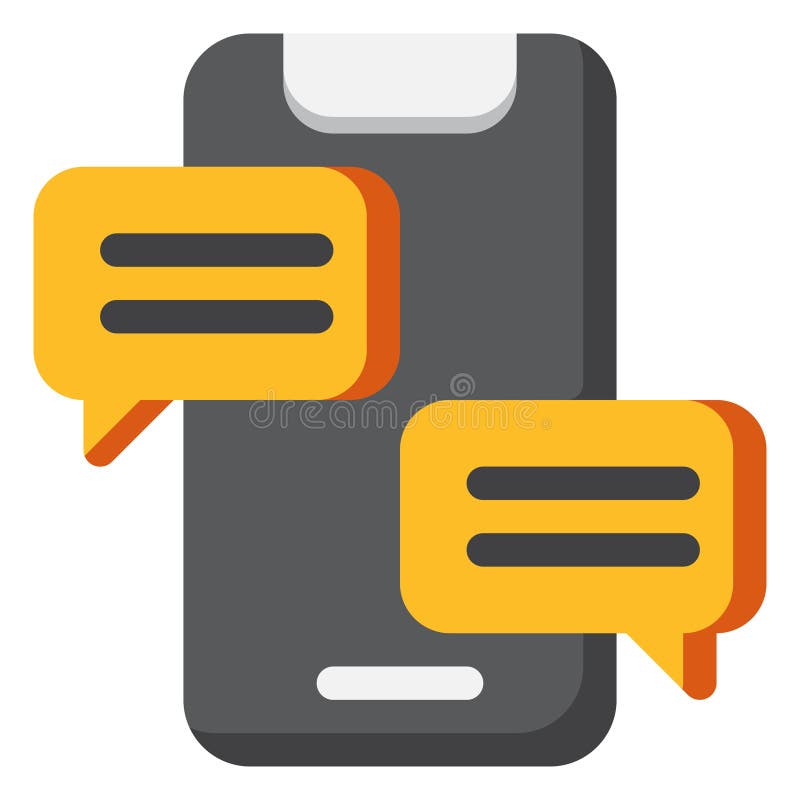 Message Icon. Digital Marketing Concept Stock Vector - Illustration of ...