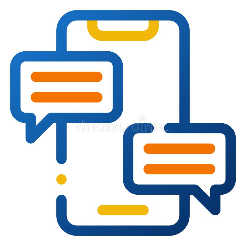 Message Icon. Digital Marketing Concept Stock Vector - Illustration of ...