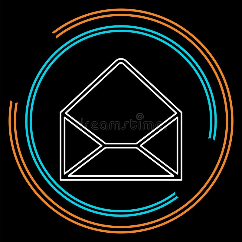 Message vector icon stock illustration. Illustration of lined - 138122800