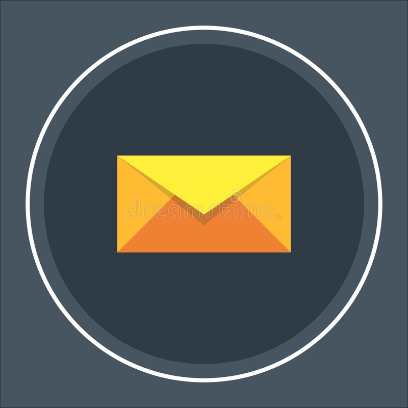 Message Icon, Envelope Illustration - Vector Mail Icon Stock Vector ...